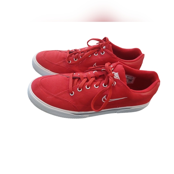 Nike | Shoes | Mens Nike Red Retro Sneakers Shoes Size 95 Euc | Poshmark